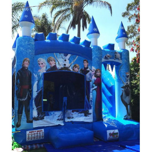 Blue Frozen Combo by Austin Jumping Castle - Magical Fun