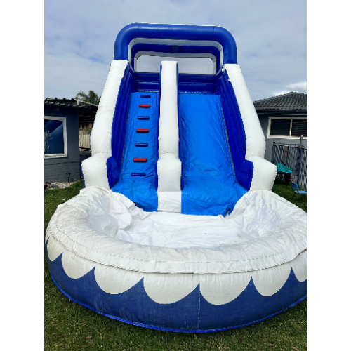 Blue Water Slide – Splashing Fun for Parties | Austin Jumping Castle